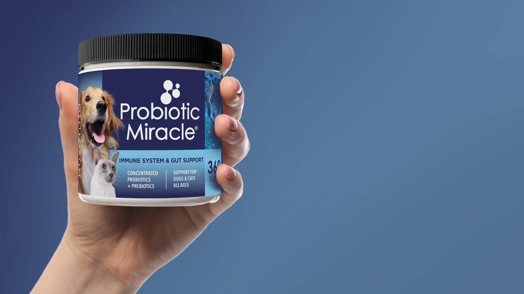 Probiotic Miracle® : Probiotics for Dogs & Cats – Nusentia