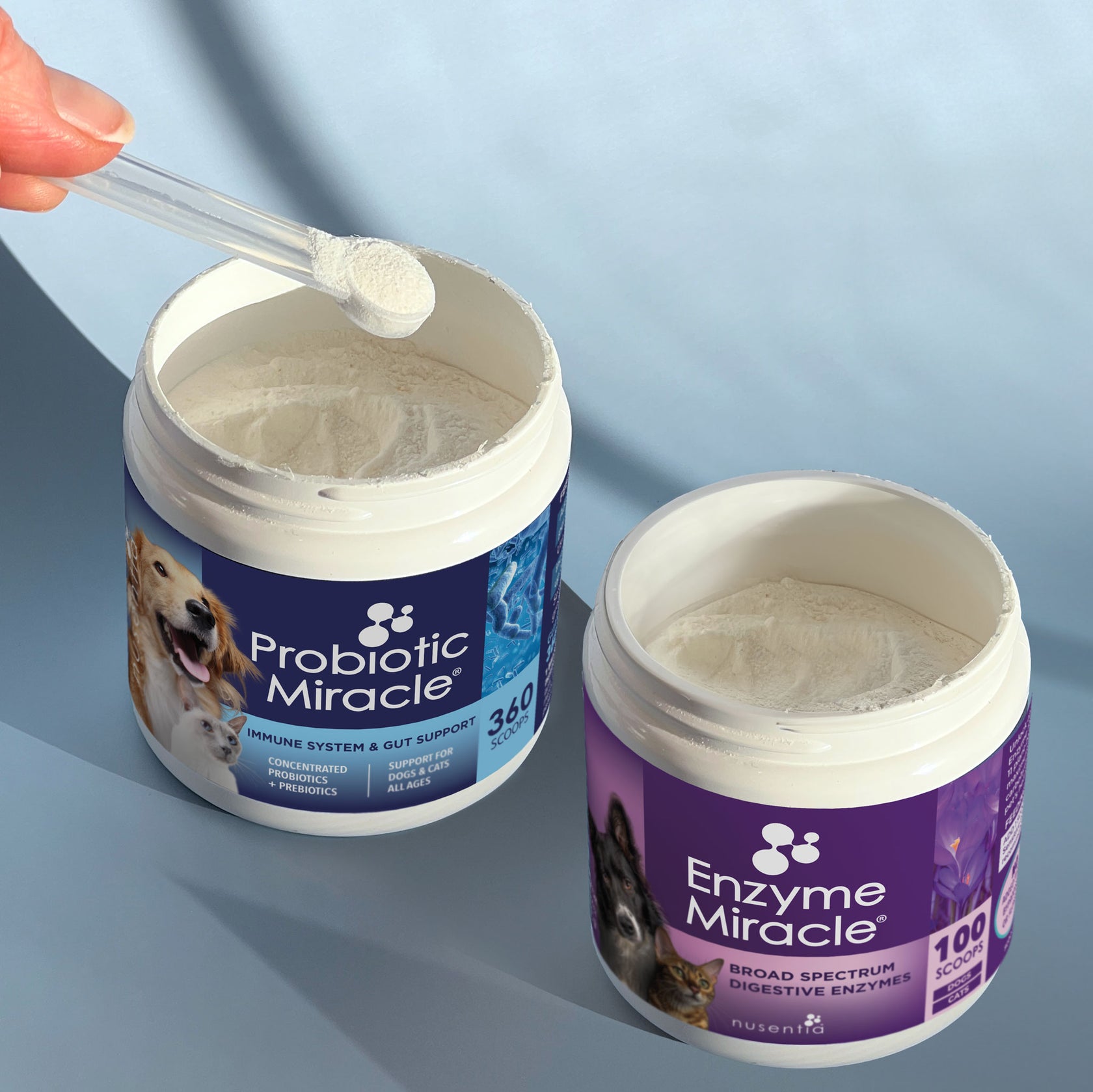 The Miracle Pack : Probiotics & Enzymes for Dogs & Cats – Nusentia