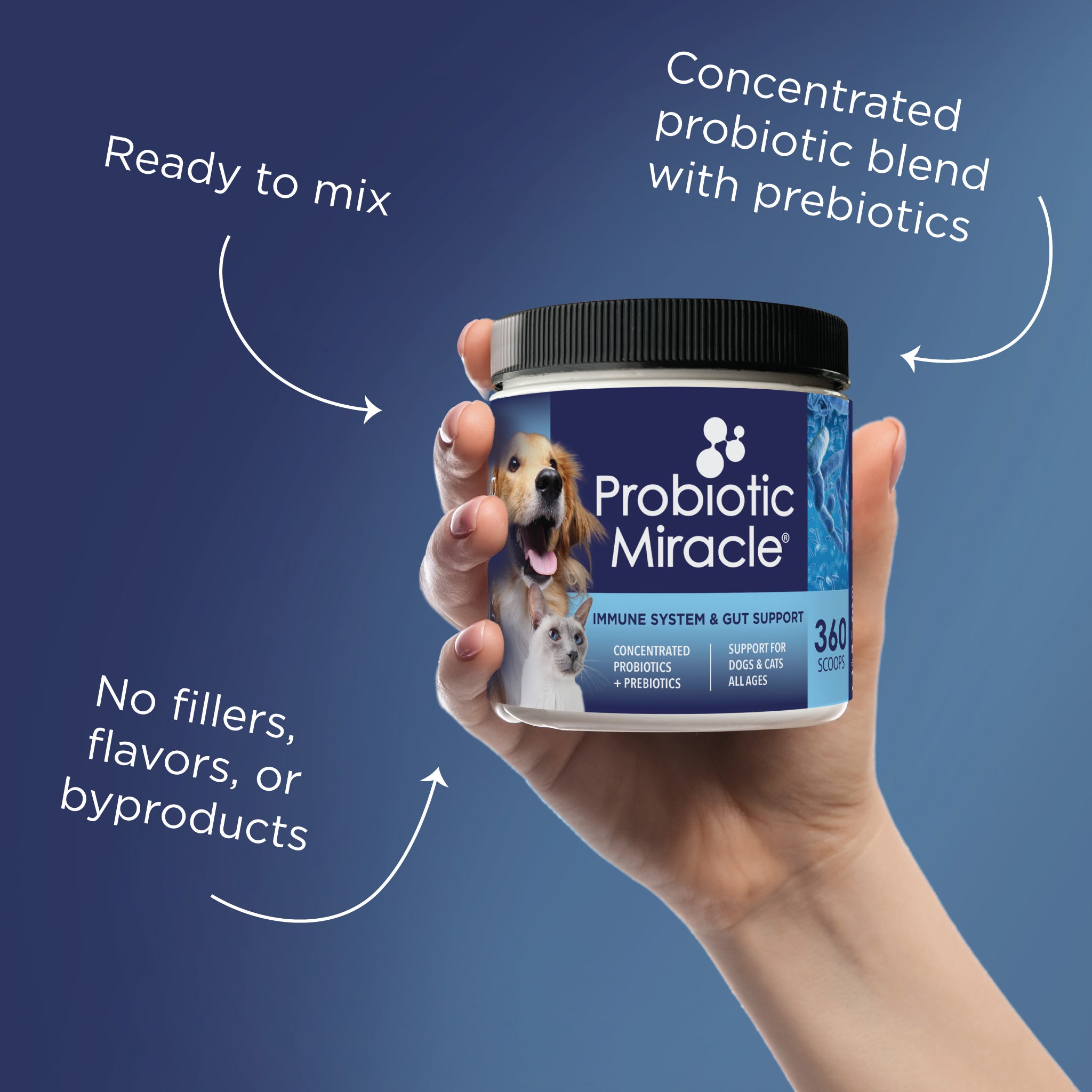 The Miracle Pack : Probiotics & Enzymes for Dogs & Cats – Nusentia